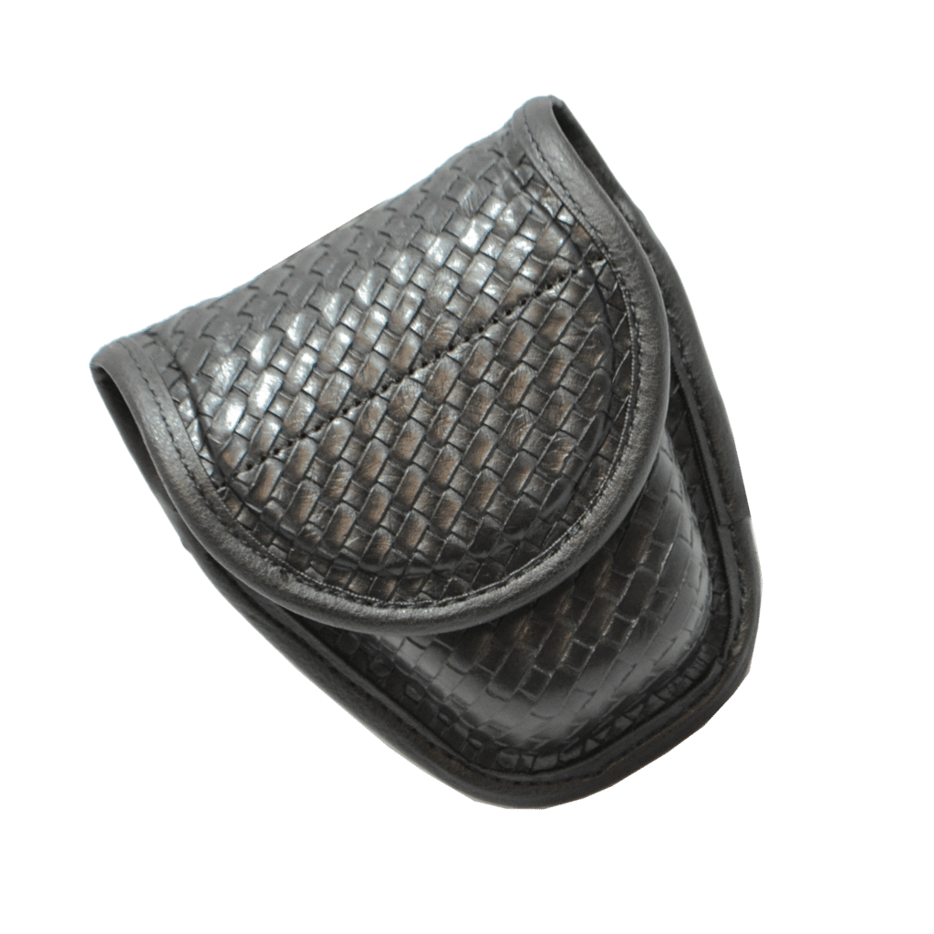 Bianchi 7917 Elite Double Handcuff Case BW Hidden Snap