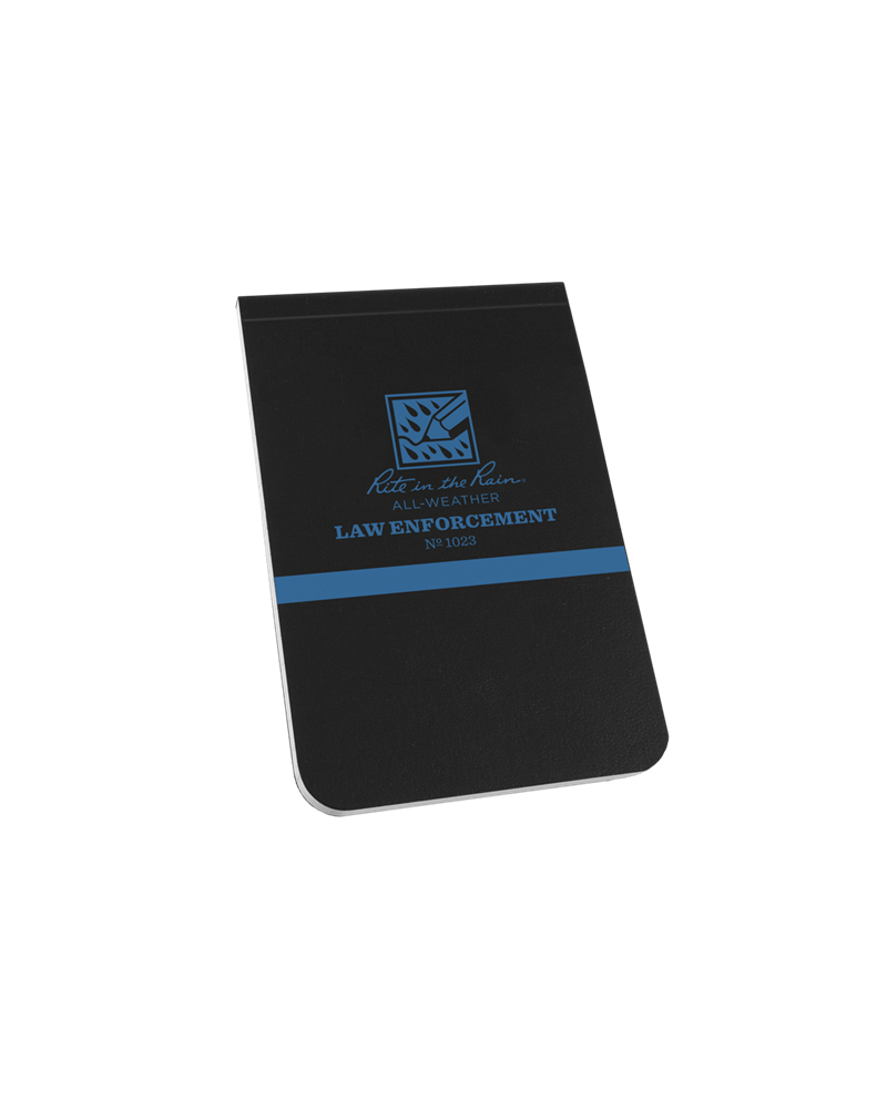 THIN BLUE LINE NOTEBOOK