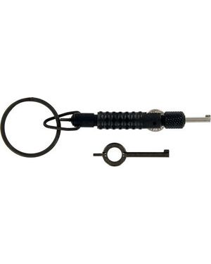 Zak Tool Handcuff Key Extension Tool w/ 2 Keys - Swivel - Black
