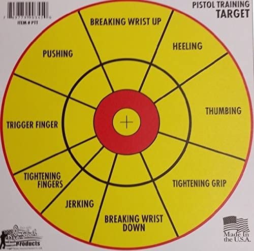 Pro-Shot Pistol Training Target 6-Pack