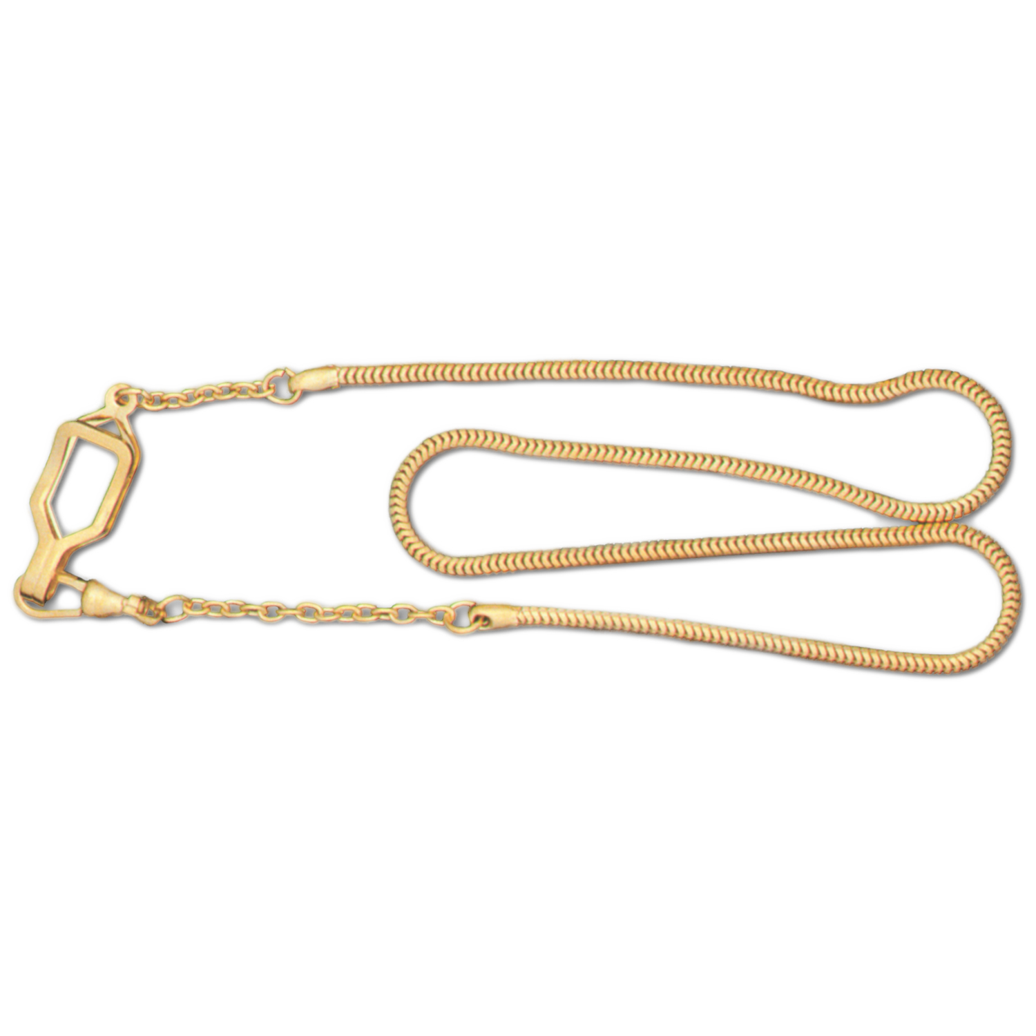 Premier Snake Chain Epaulet Hook Whistle Gold