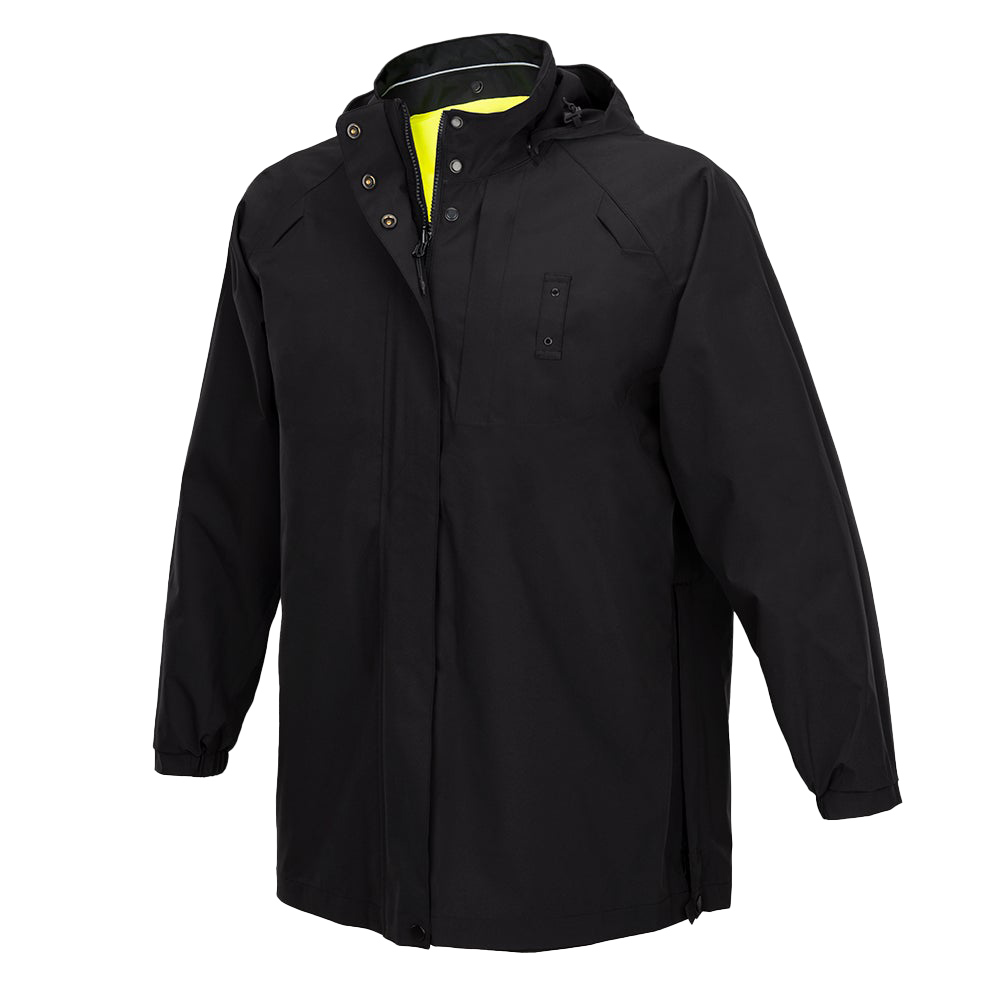 Flying Cross Dutyguard RT Reversible Rain Jacket Black/Yellow