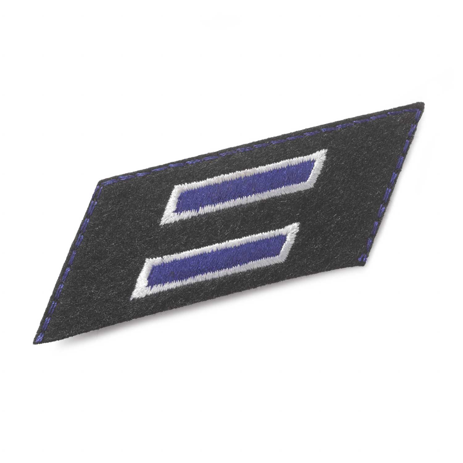 oherron.com: Premier Hashmarks 1/4" X 1 1/4" Silver/Navy