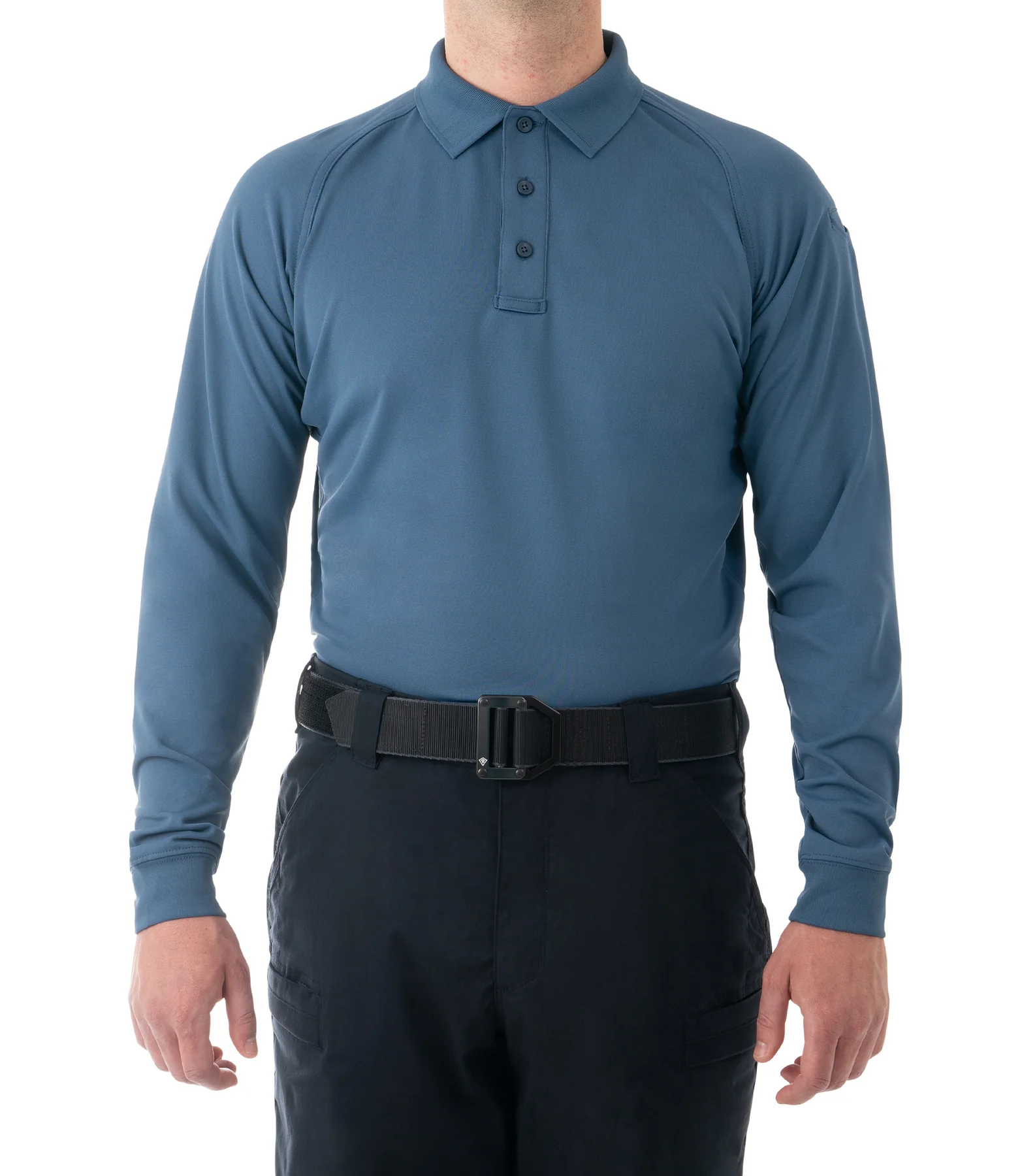 oherron.com: First Tactical Performance Polo Long Sleeve French Blue