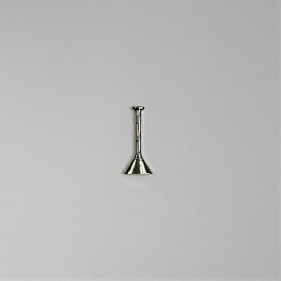 oherron.com: 1 Crossed Bugle Lieutenant Silver Collar Device