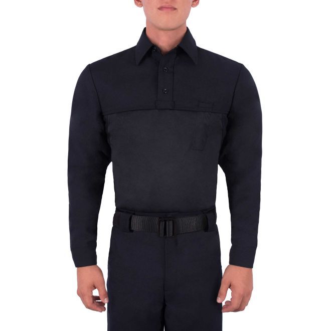 oherron.com: Blauer Wool ArmorSkin® Winter Base Shirt, Dark Navy