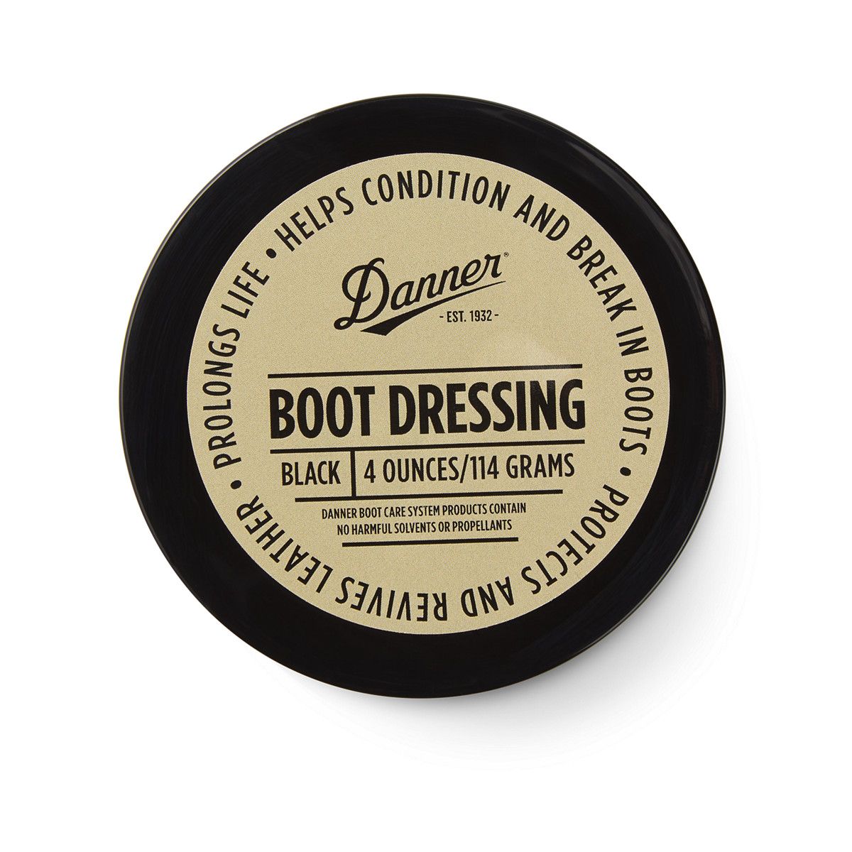 BOOT DRESSING-BLACK-4 oz