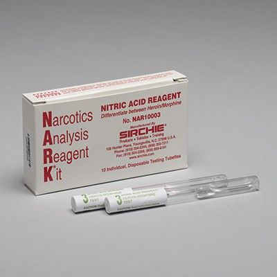 Drug Test Kit, Sirchie Nark Nitric Acid Reagent (Heroin/Morphine)